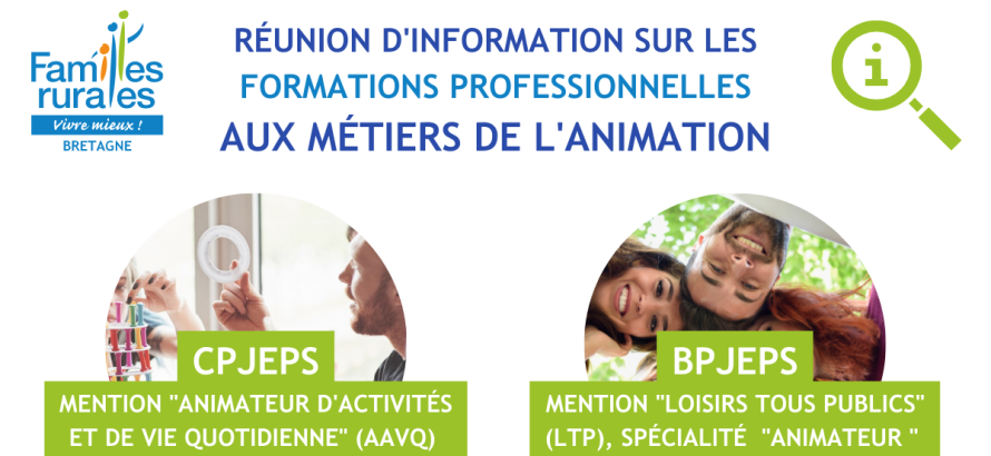 Le CPJEPS - Réunions d'information sur les formations professionnelles aux métiers de l ...